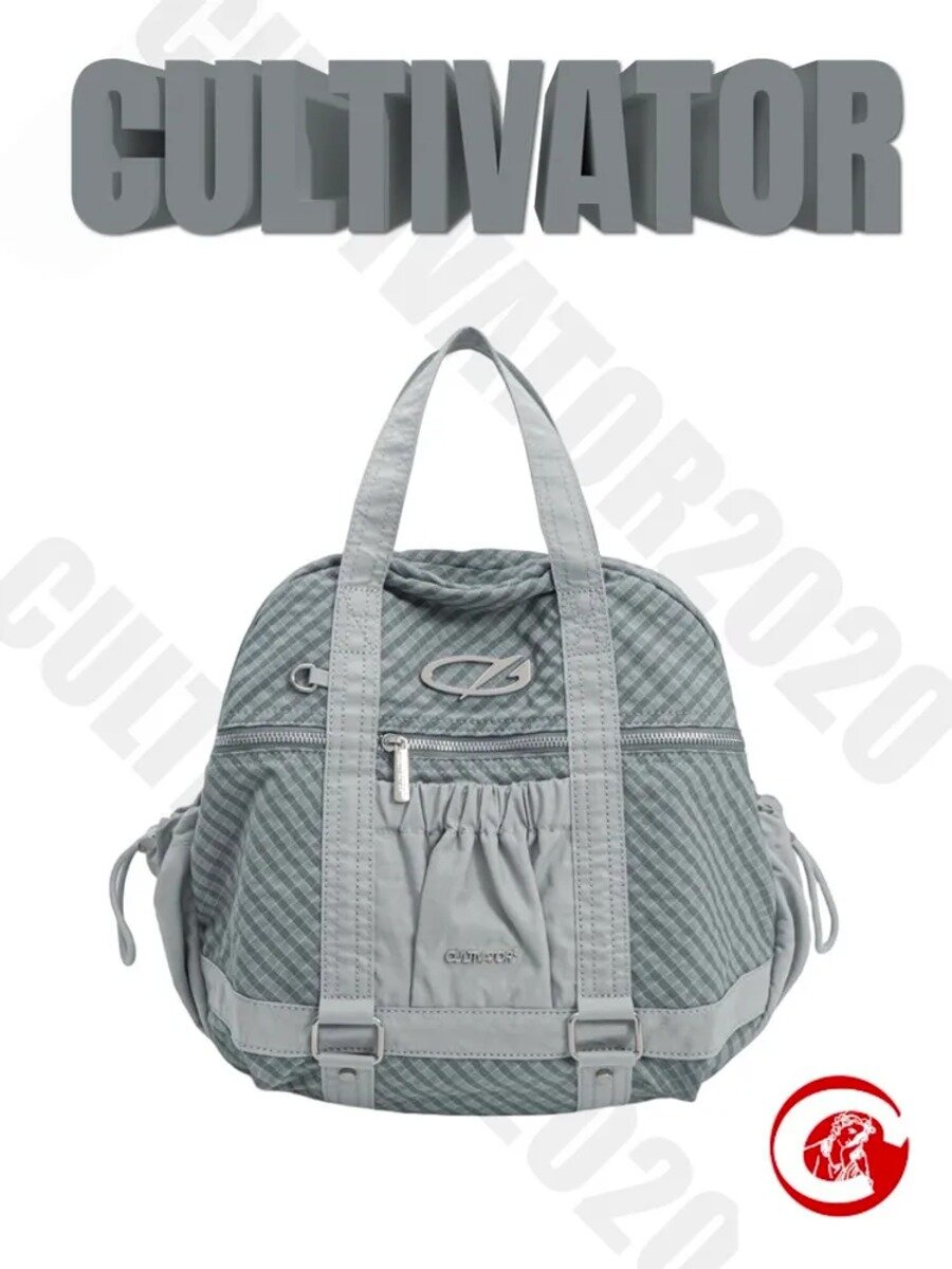 Рюкзак YS-26048Grey, малый до 20 л, 28.5 см, 600 г, молния, металлическая фурнитура
