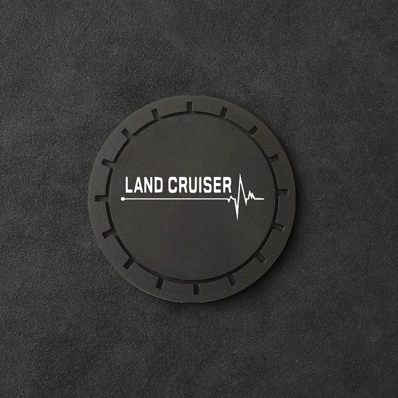Коврик в подстаканник for Toyota LAND CRUISER Силиконовый Противоскользящий 1 шт