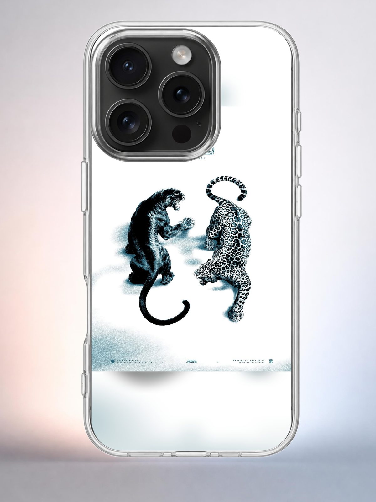 Чехол iPhone 15 Pro Пантеры против Y2K Indie Sleaze