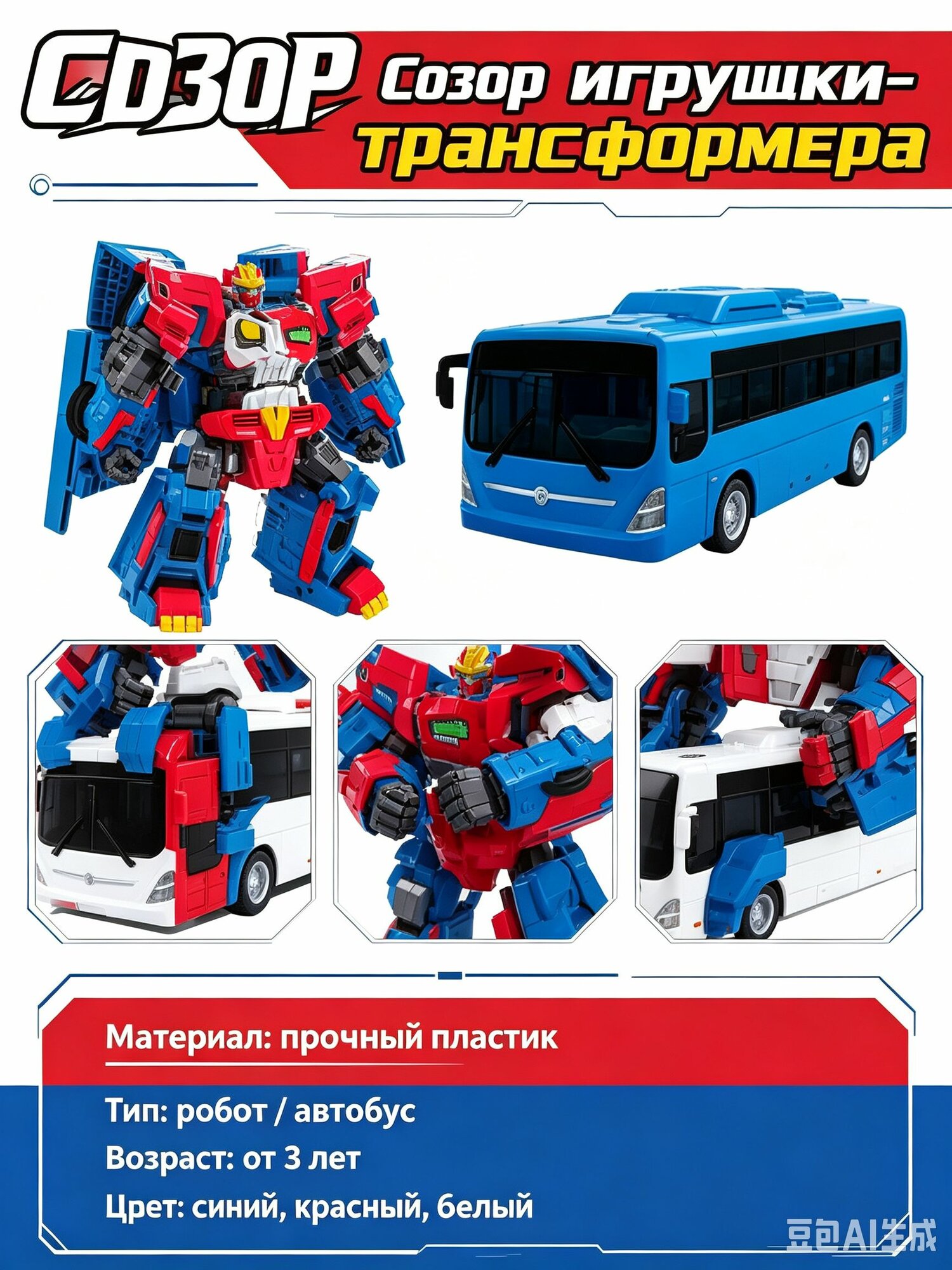 Карбот. Королевский Гонщик трансформер S1. Carbot