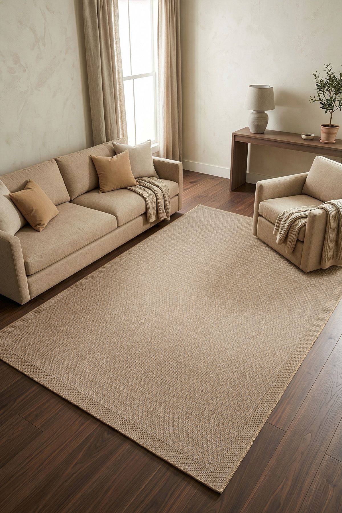 Koza Home Ковер 300x155 см 0 мм плетение коричневый