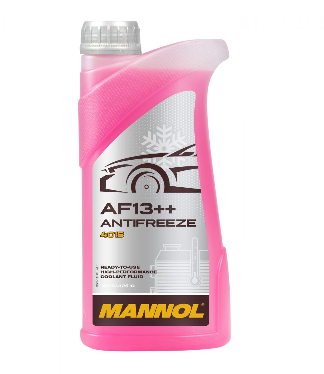 Антифриз 1л (1,07кг) -40С Antifreeze AF13++ красный MANNOL 4015