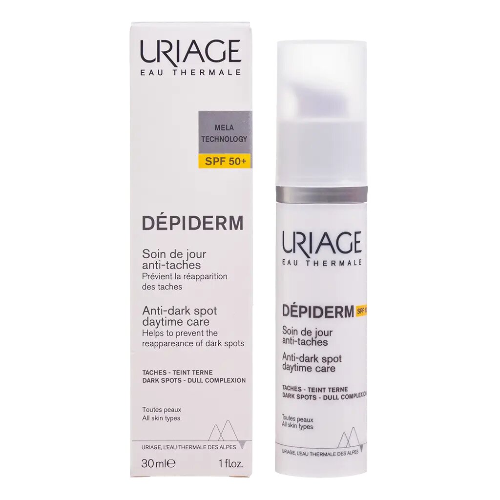 Uriage Depiderm Дневной уход против пигментных пятен SPF50+ 30 мл 1 шт