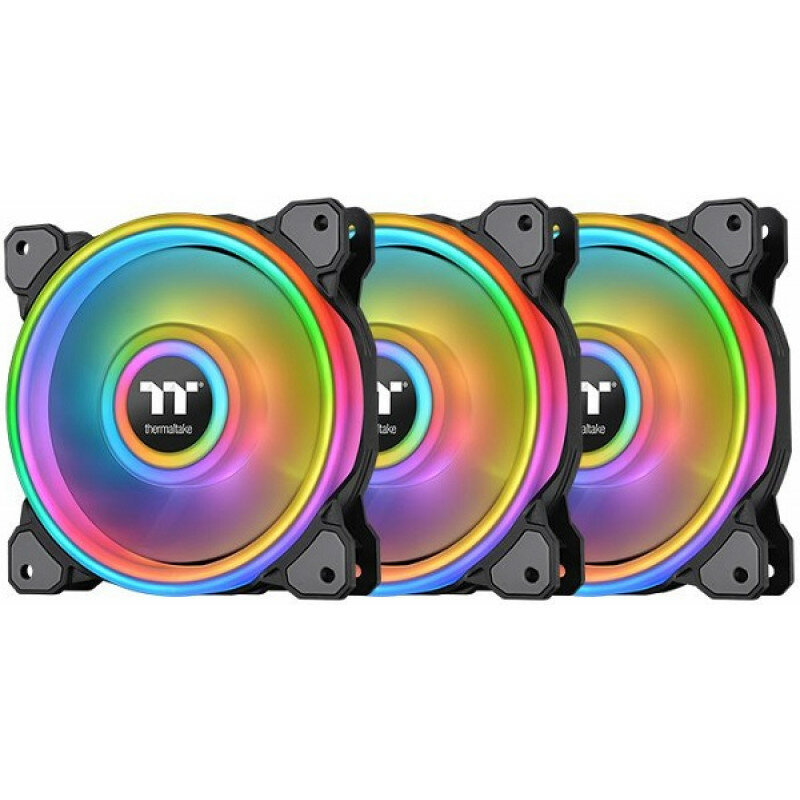 Комплект кулеров для корпуса Thermaltake Riing Quad 12 RGB 3 Pack (CL-F088-PL12SW-A)