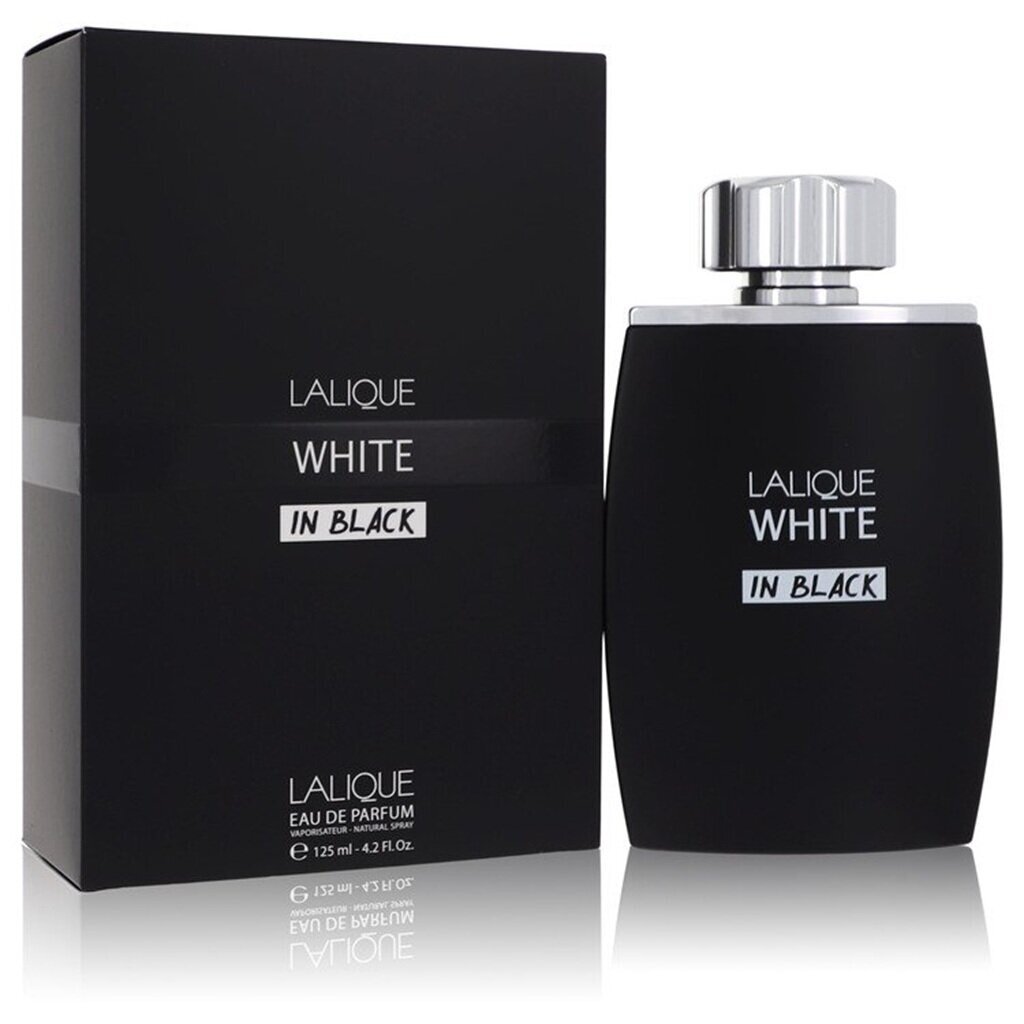 Парфюмерная вода LALIQUE WHITE IN BLACK, мужской аромат, группа фужерные пряные