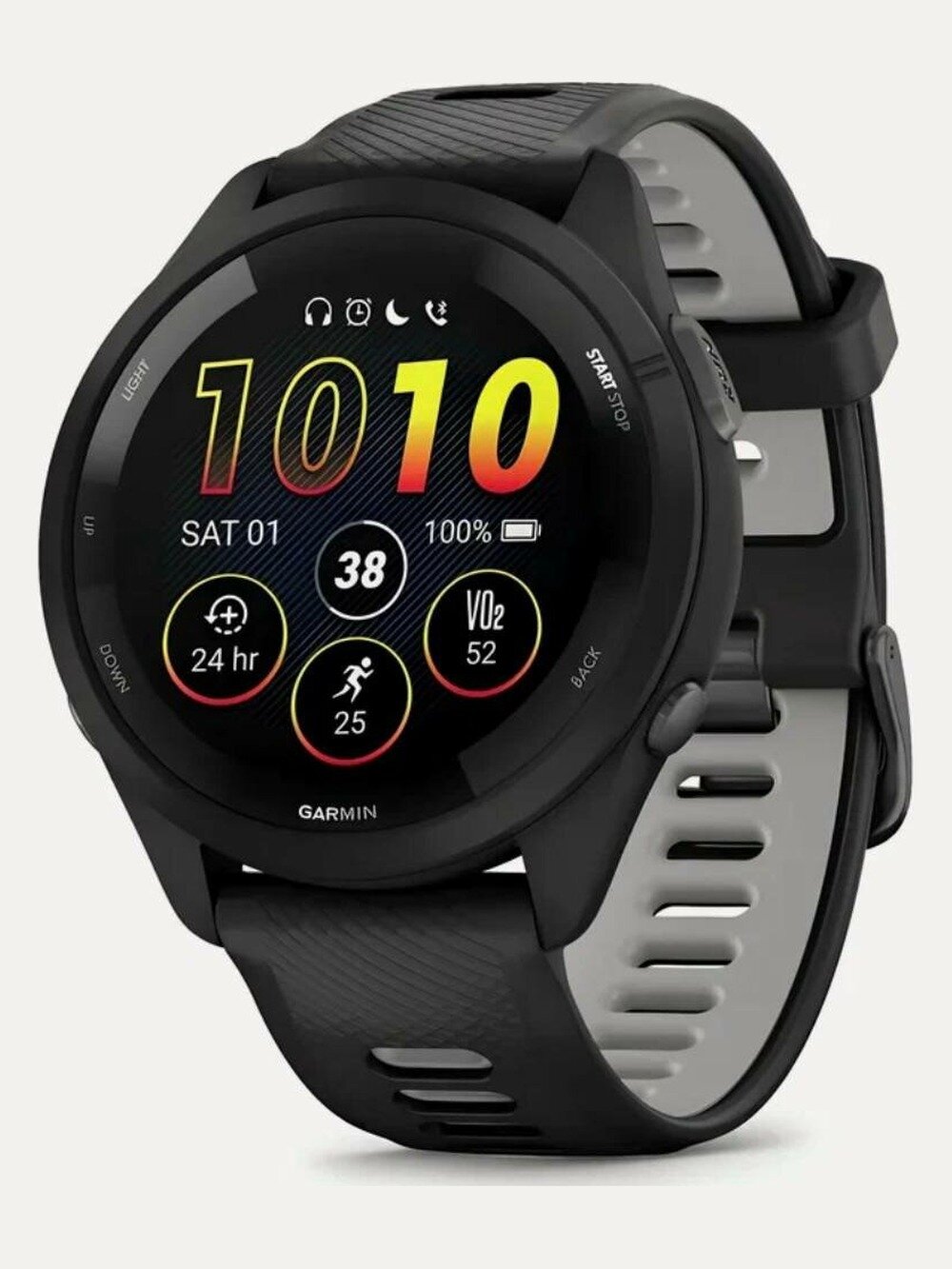 Умные часы GARMIN Forerunner 265 Amaled Черные - Black 010-02810-00