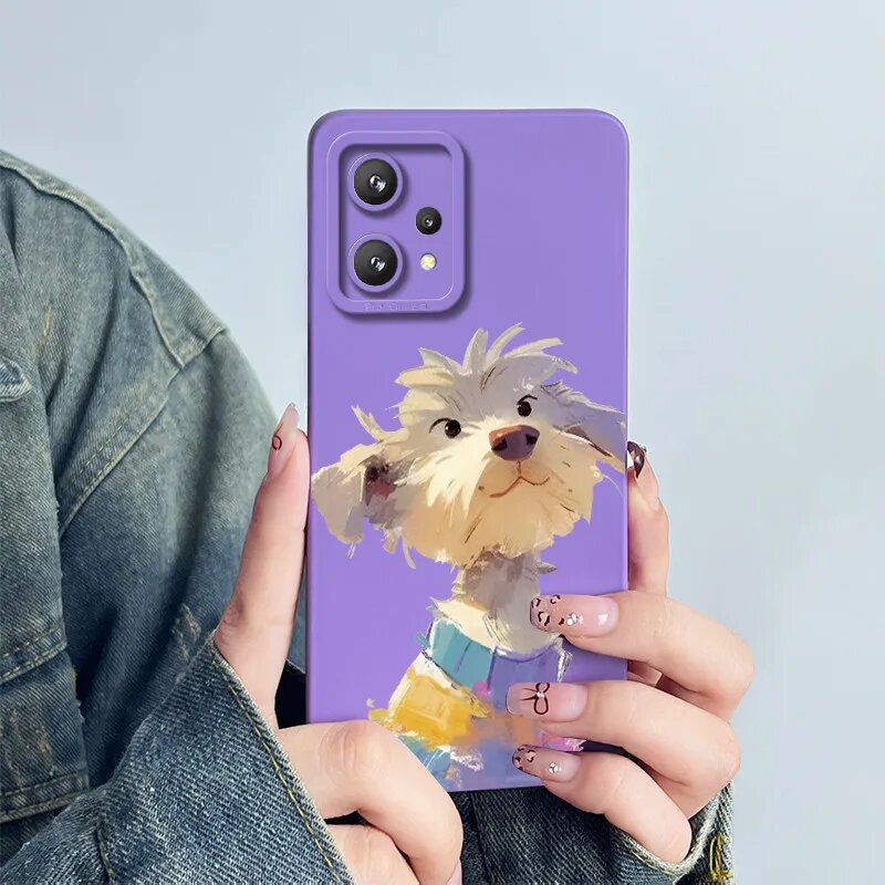 Чехол для телефона Realme 9 5G RMX3474 9Pro 5G 9 Pro RMX3471 RMX3472 Capa, мягкие силиконовые чехлы с милой росписью и цветочным принтом