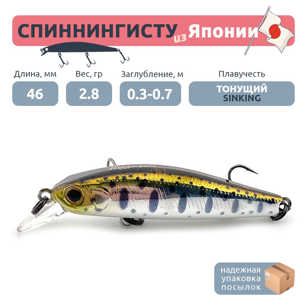 Воблер ZipBaits Rigge S-Line 46S (46мм 2.8гр) #810
