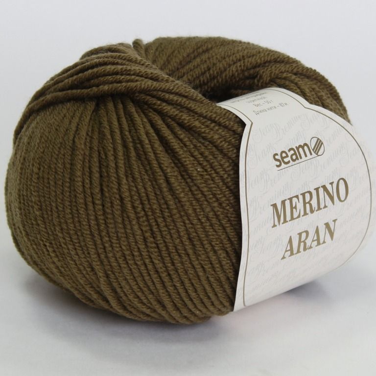 Мерино Аран 100% меринос 50гр*87м*10шт (толстая пряжа)