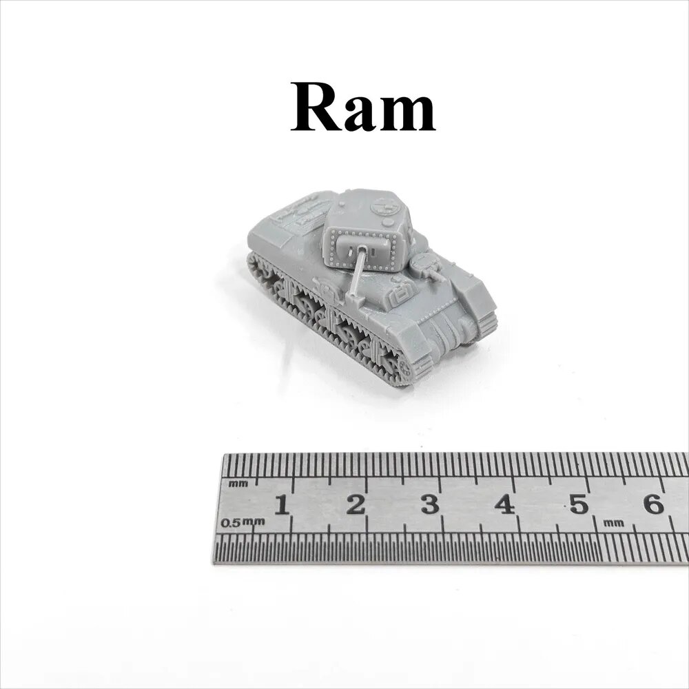 Миниатюрная модель танка в масштабе 1:144, изготовленная из смолы с помощью 3D-печати, Вторая мировая война, Великобритания, Франция, Италия, Польша, Япония, танки H39/Matilda/Churchill/Char B1
