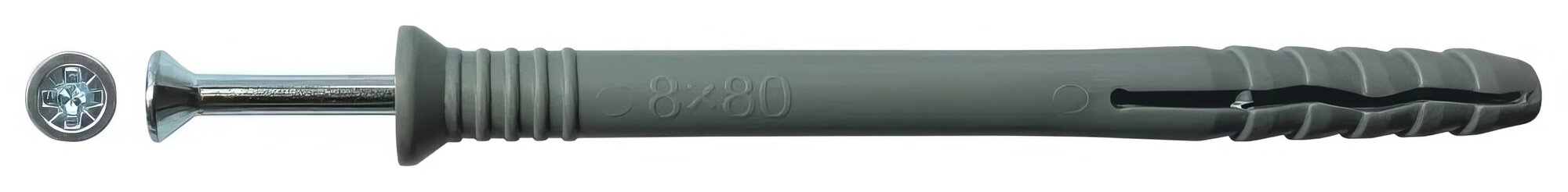 Дюбель-гвоздь 8x80 мм потайная манжета полипропилен (50 шт.)