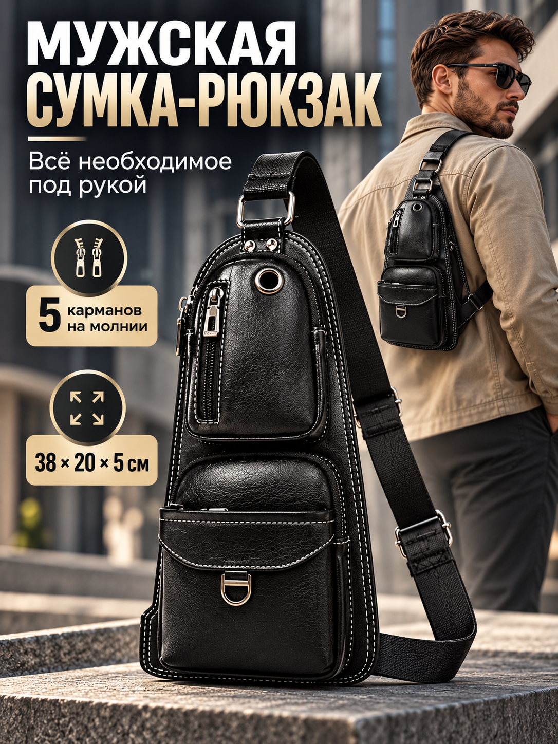 Сумка кросс-боди Homemade
