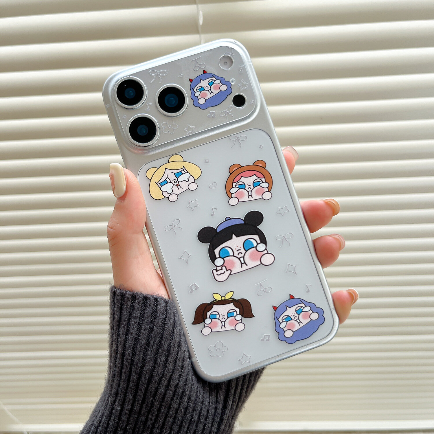 Защитная пленка для iPhone 17 Pro с рисунком Большого Плачущего младенца - ПЭТ пленка