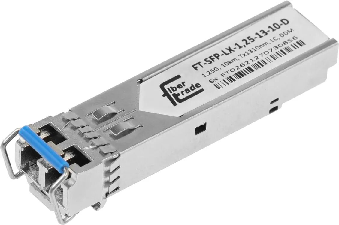 Трансивер Future Technologies FT-SFP-LX-1,25-13-10-D SFP SM 1.25Гбит/с Tx 1310нм до 10км