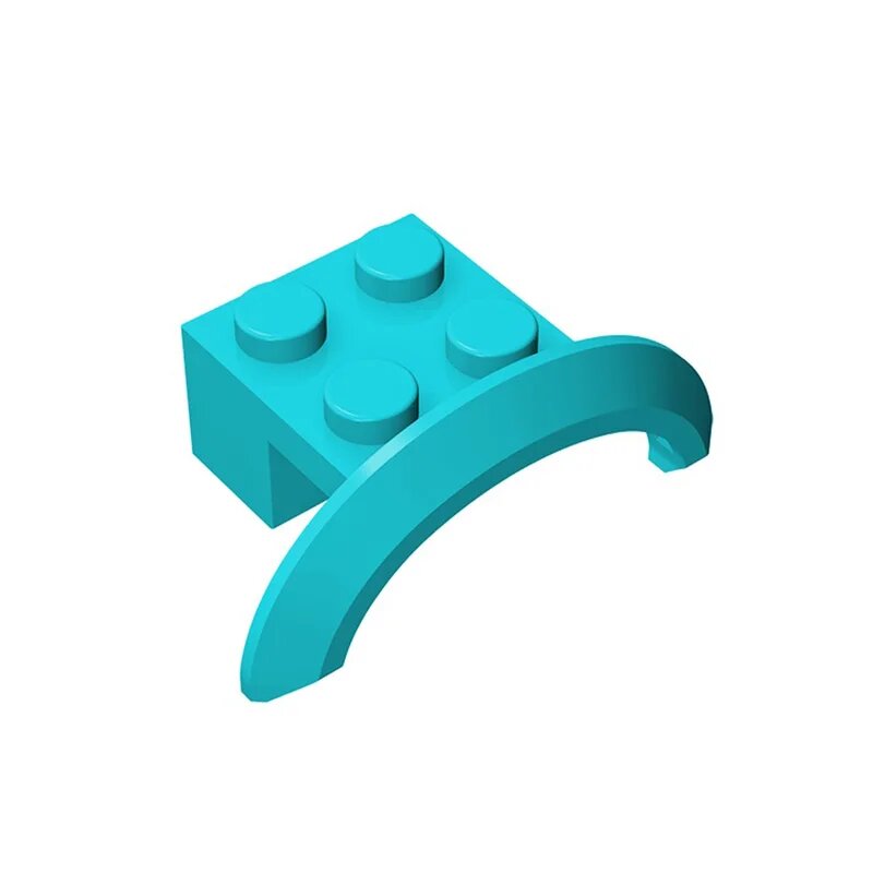Gobricks набор деталей для сборки 10 шт. Бирюзовый, 046