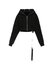Куртка Rick Owens Cropped hooded jacket, размер 34, brown