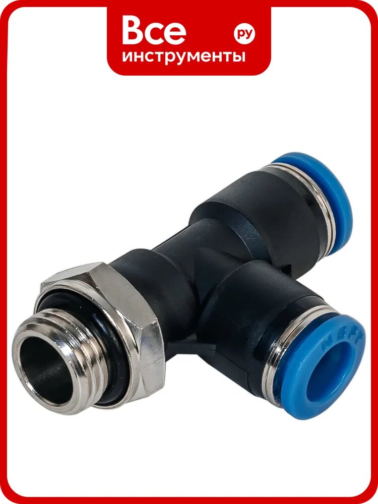 Фитинг пневматический PST 6-04-G 1шт. NBPT арт. 802424