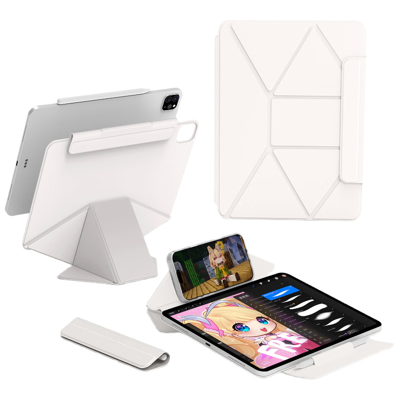 ZhiTing совместимый чехол для планшета iPad Air 13 дюймов с магнитной двусторонней клипсой универсальный для Pro 12.9