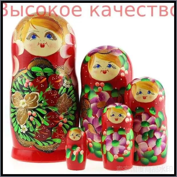 Хиты продаж 2026 годаАжна Матрешка деревянная 5 мест 17,5 см сувенир