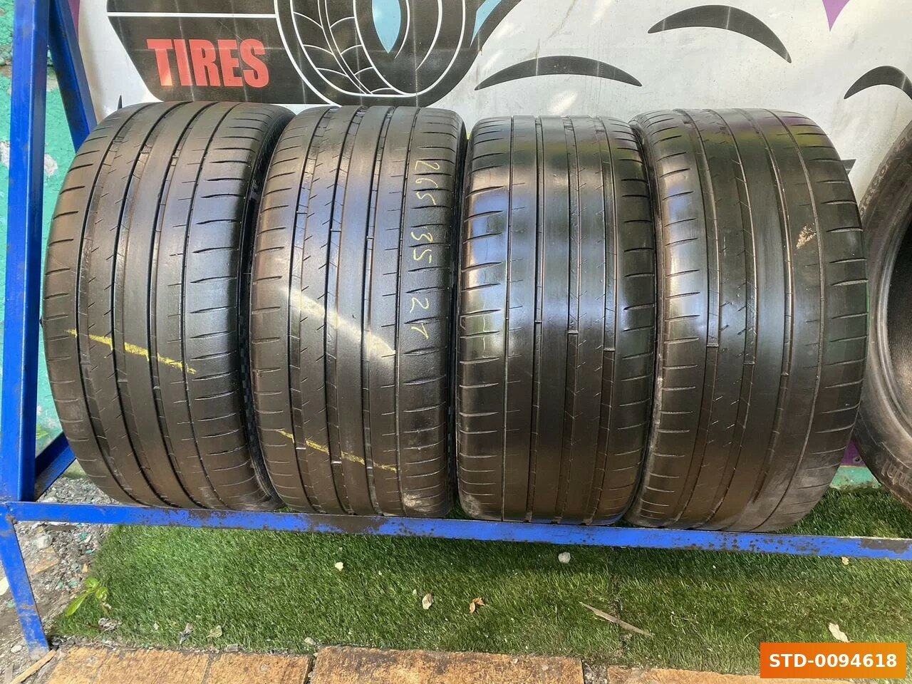 Комплект (2 шт) летних БУ шин Michelin Pilot Sport 4 S 245/35 R21 50% износ 8247167650