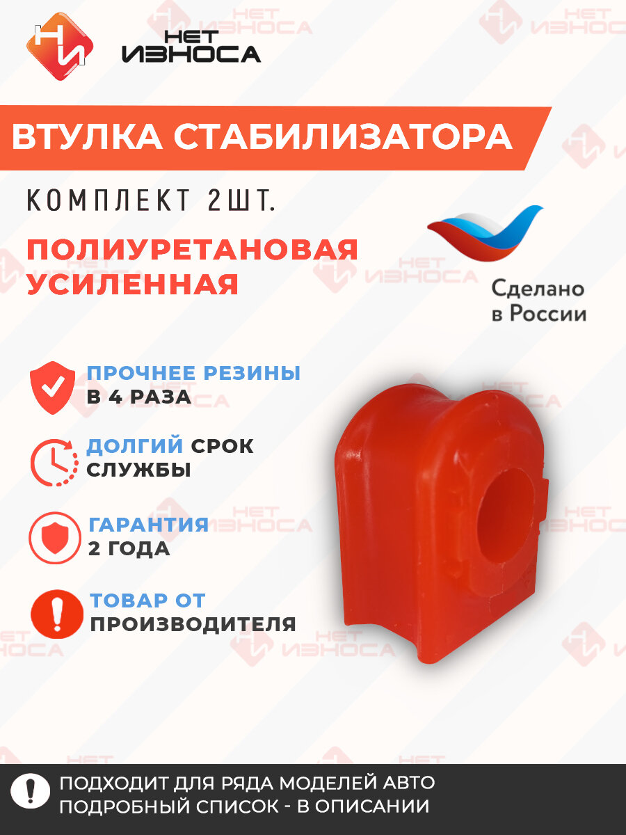 Втулка стабилизатора усиленная ID 24,5мм NB483-2 TOYOTA CAMRY