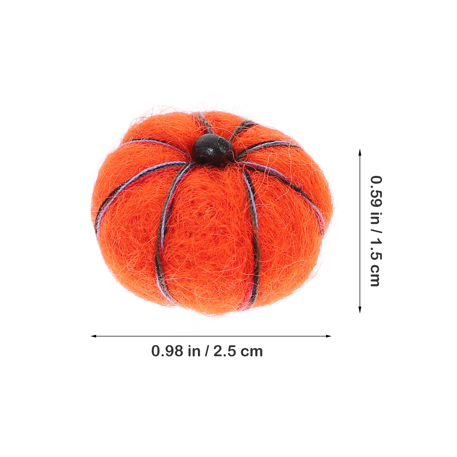 12 Штук Оранжевые Украшения В Forme тыквы Для Halloween И Christmas 3X3Cm