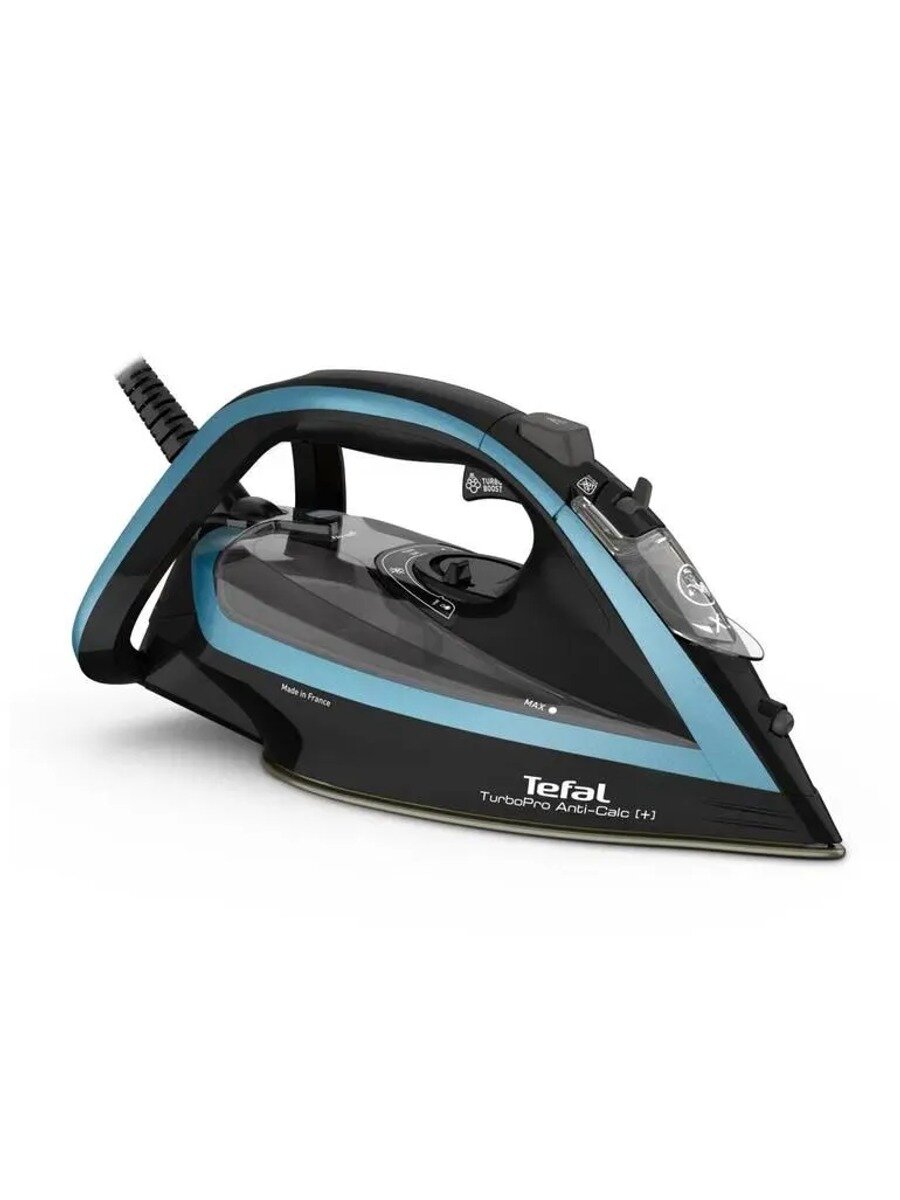 TEFAL Паровой утюг Turbo Pro FV5695 для удаления накипи, для повседневного использования