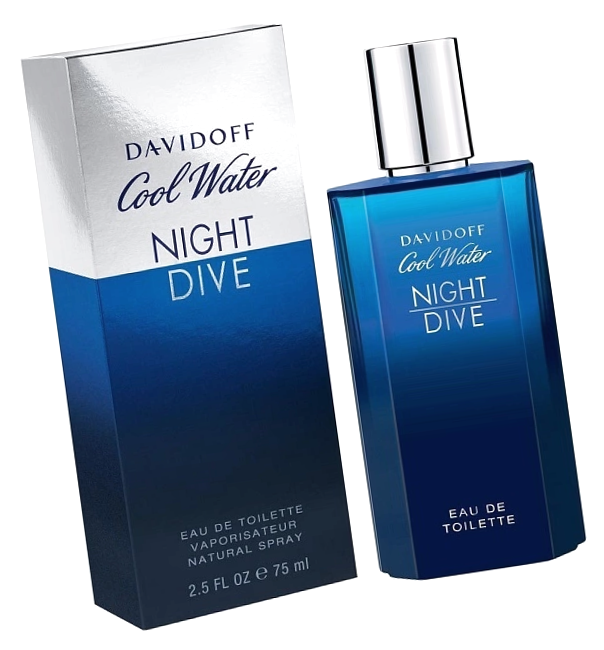 Туалетная вода Davidoff Cool Water Night Dive мужская 75 мл - Давыдов Кул Вотер Найт Дайв