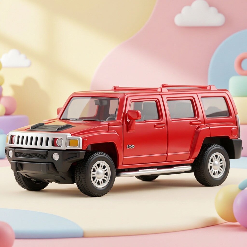 Машина "Автопанорама" JB1251269, Hummer H3, масштаб 1:43, инерционная, коллекционная