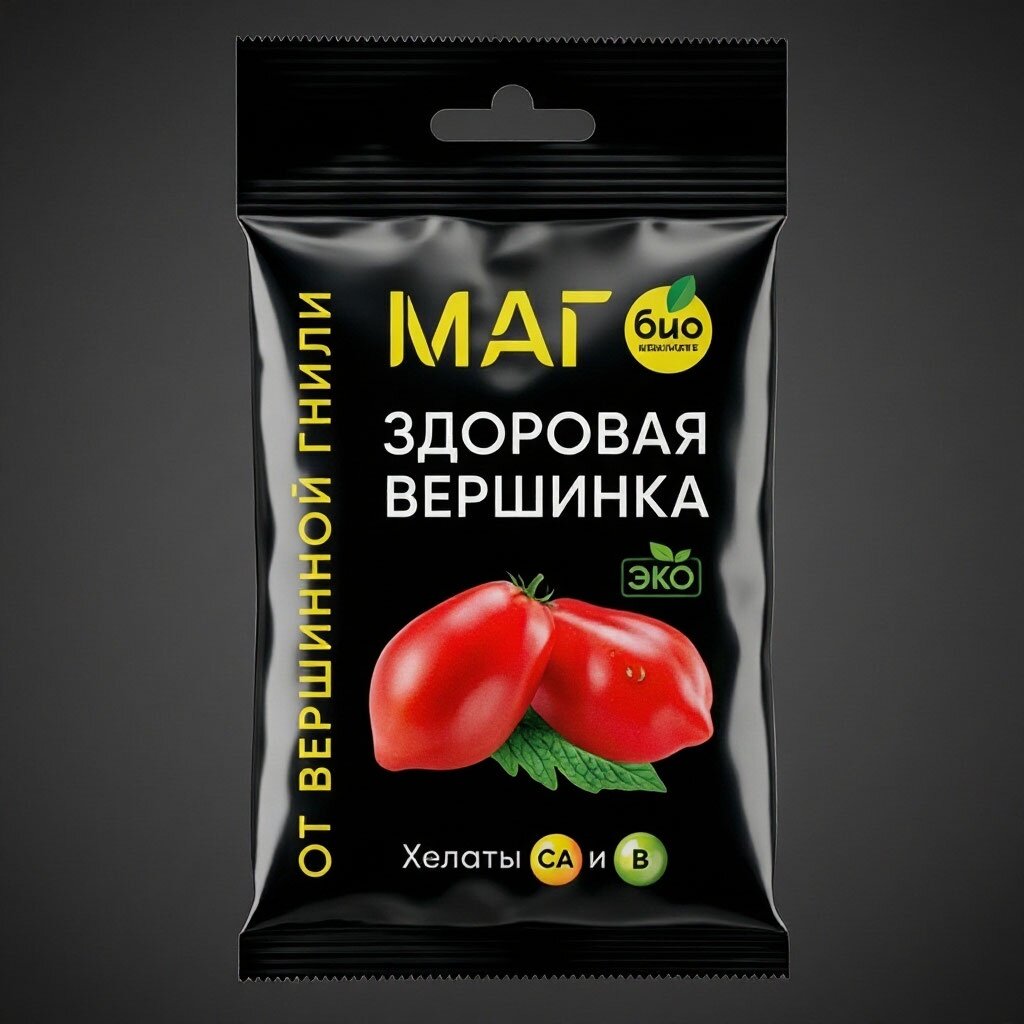 От вернинной гнили Здоровая вершинка, органическая подкормка ТМ МАГ, 10 г