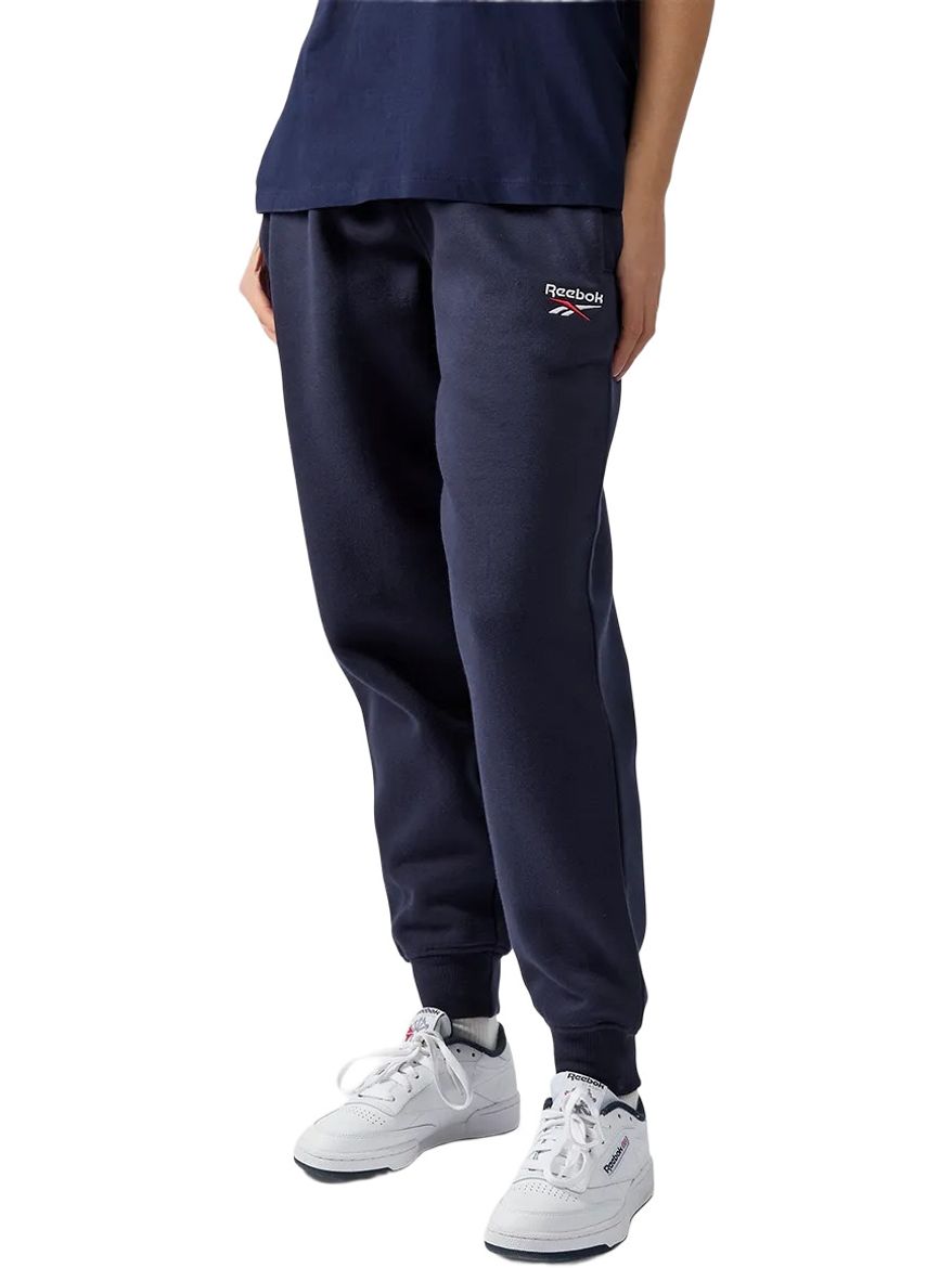 Брюки спортивные Reebok Identity 2-Col Logo Fleece Cuffed Jogger Pants W