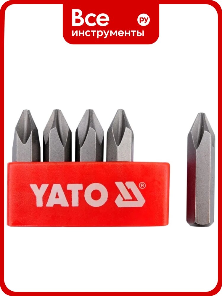 Набор бит (5 шт; 5/16; PH2) YATO YT-2810