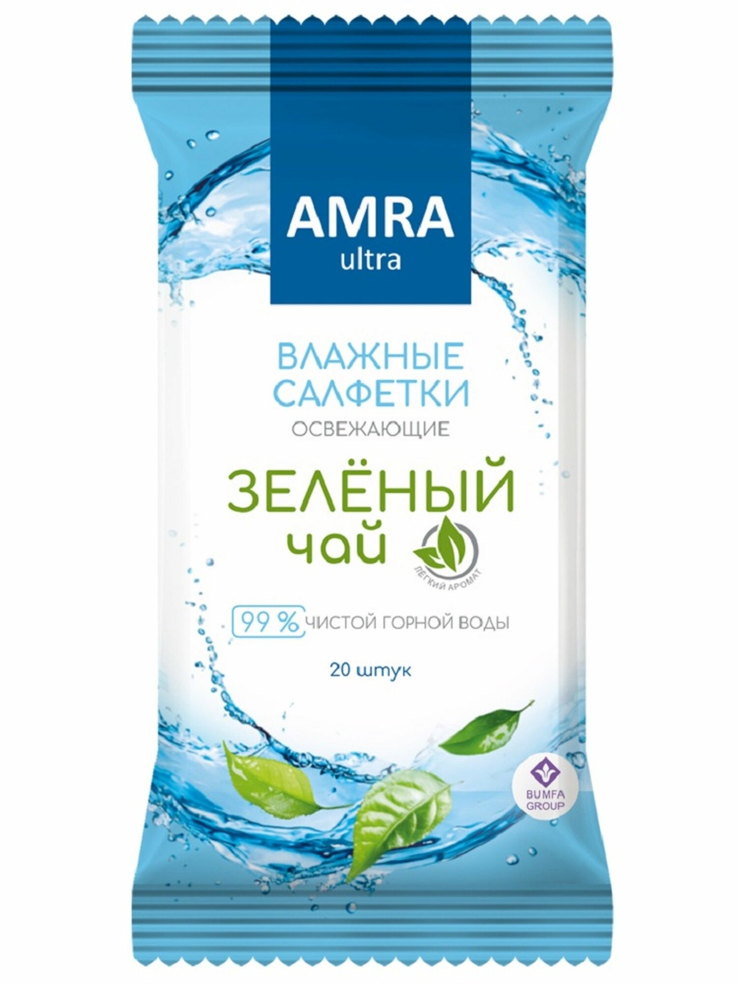 Amra Влажные салфетки 20 шт