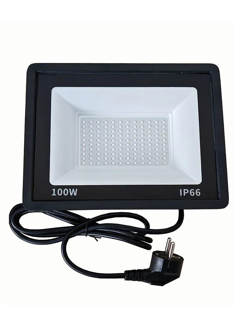 УФ фонарь прожектор 100W 395nm IP66, ультрафиолетовая лампа света для улицы, атмосферный свет