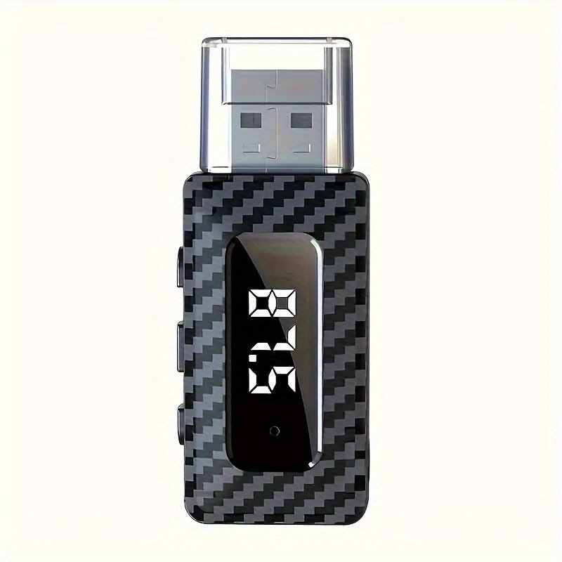 Беспроводной USB-адаптер для автомобиля с FM-передатчиком, Bluetooth 5.3, функцией громкой связи и слотом для карты TF