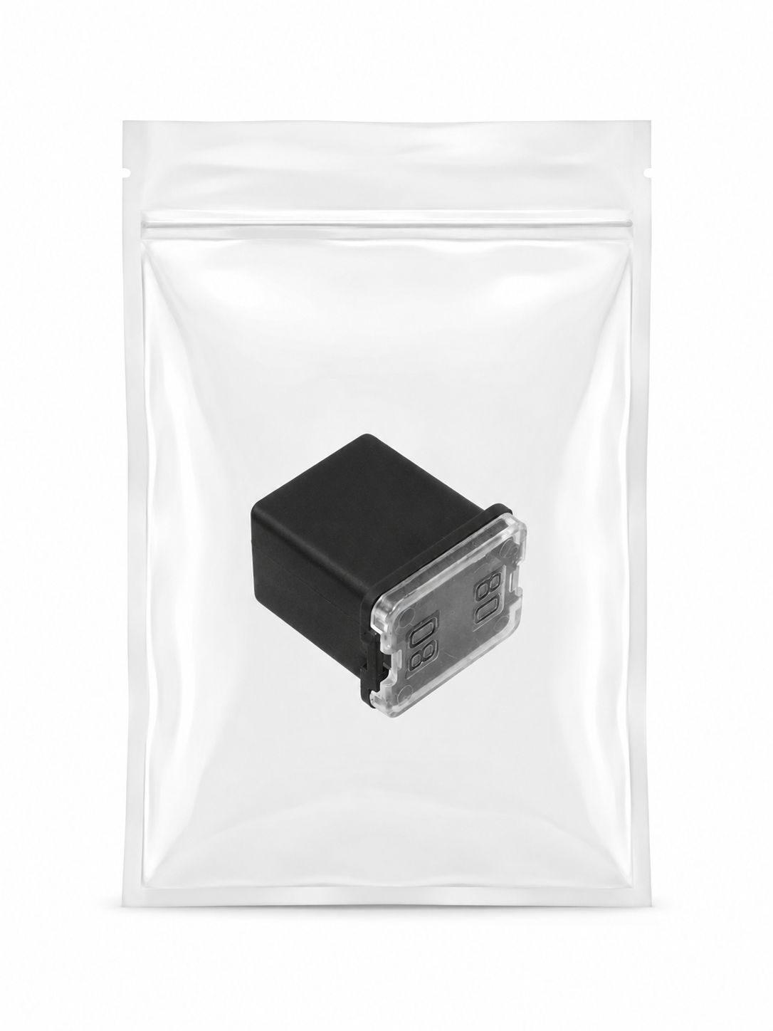 Предохранитель автомобильный 80 Ампер типа PAL MINI (JCASE) , картриджный гнездовой, 80A (бежевый)