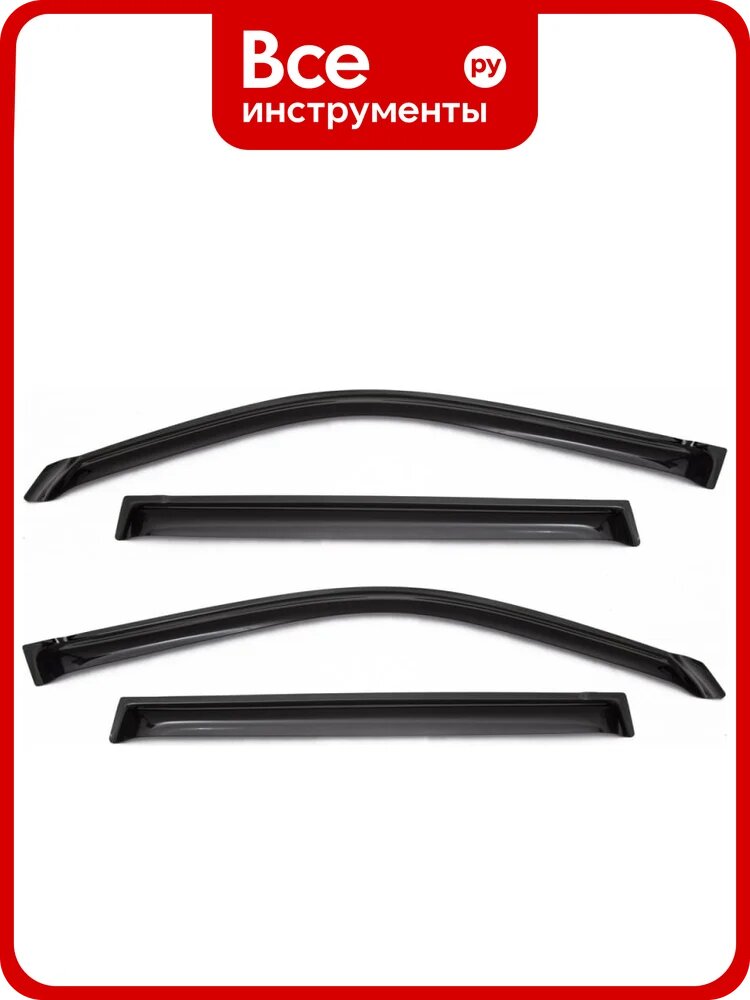 Дефлектор окон REIN TOYOTA COROLLA X 2006-2013 седан 4 шт RЕINWV548