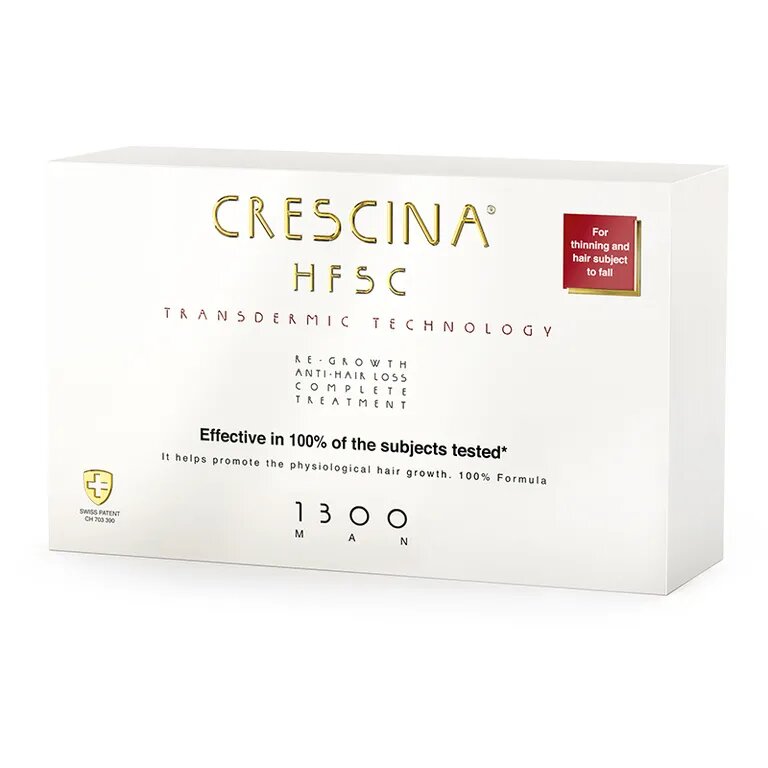 Crescina Лосьон для стимуляции + Лосьон против выпадения для мужчин 1300 10+10 амп 10 + 10 АМП