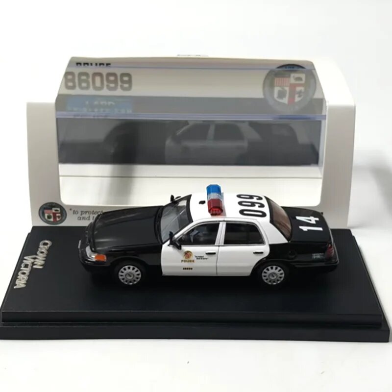 WELLY GOC 1:64 Полицейский внедорожник Victoria CV из металла