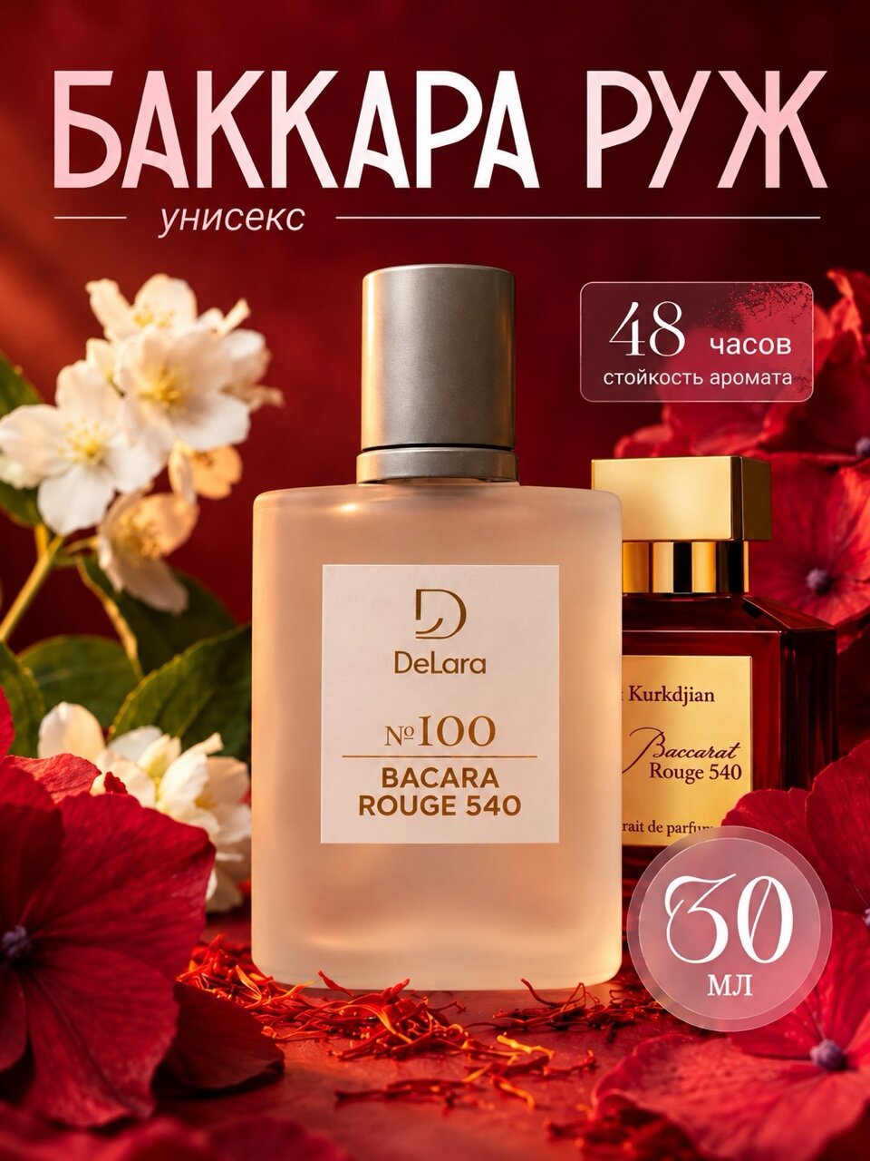 Духи baccarat rouge 540 бакарат 30 мл