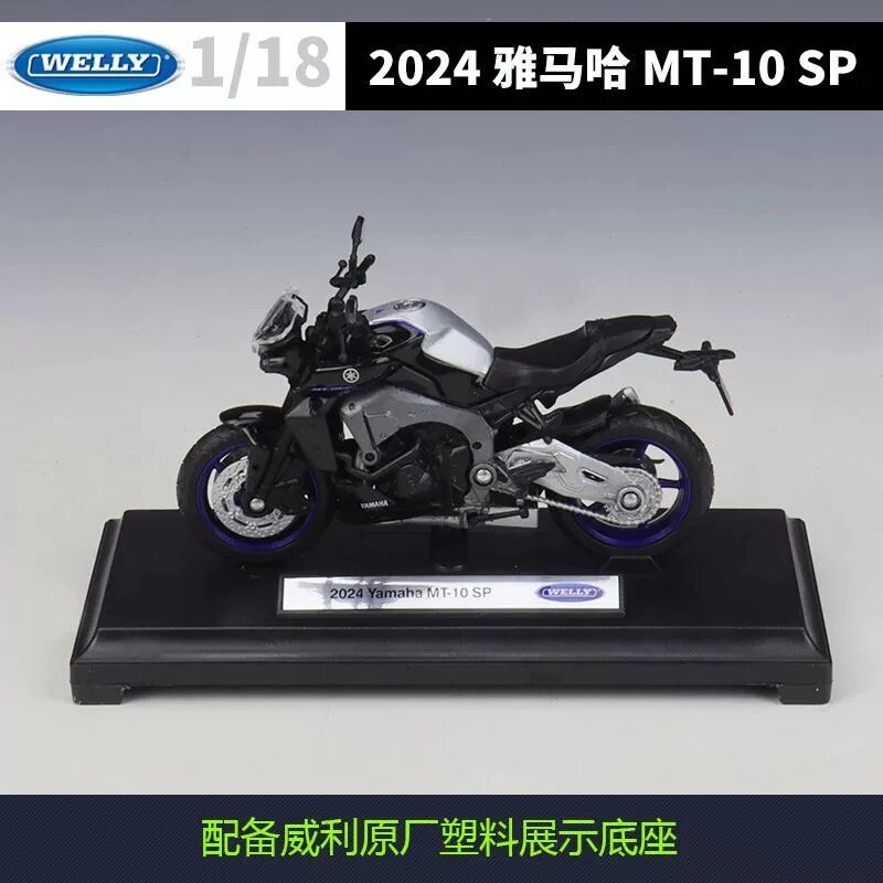 WELLY Yamaha MT-10 SP 2024 модель мотоцикла 1:18
