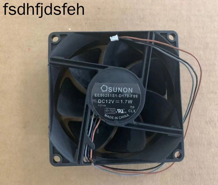 SUNON EE80251S1-D170-F99 DC12V 1.7W 8025 8 см вентиляторы -