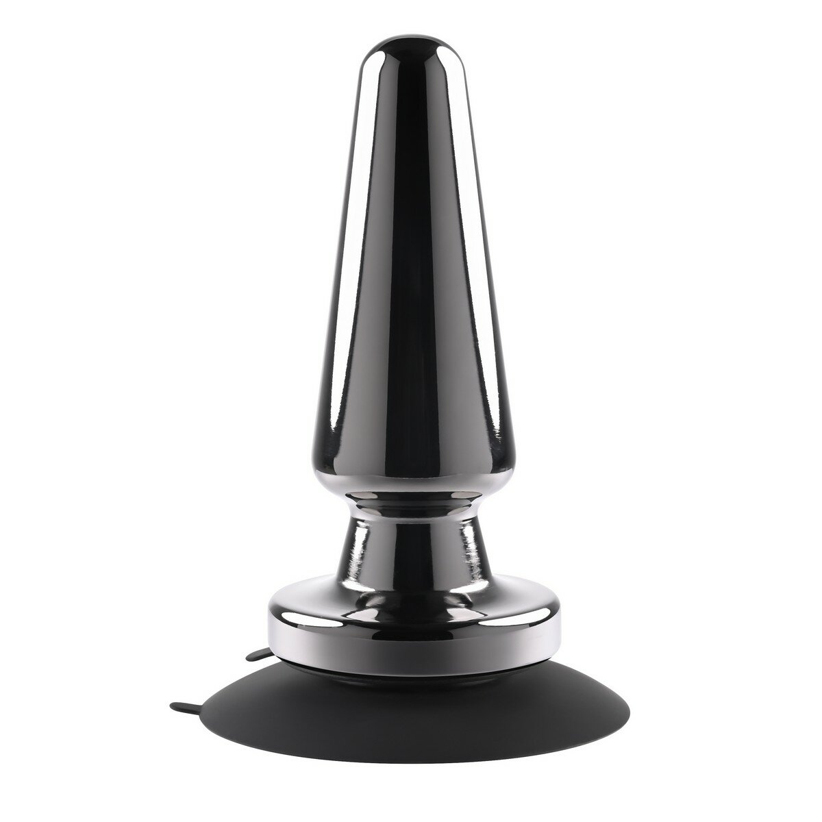 Advanced Metal Plug Анальная пробка с вибрацией и присоской
