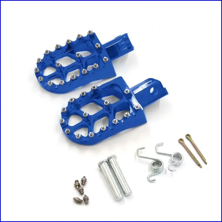 Подножки водителя (пеги) алюминиевые на питбайк кросс эндуро KAYO CRF TTR125 BSE APOLLO MX Ataki BSE