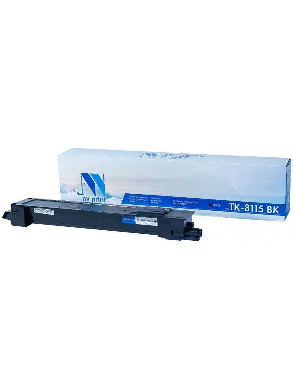 Картридж для лазерного принтера NVP NV-TK8115Bk Black, официальная гарантия