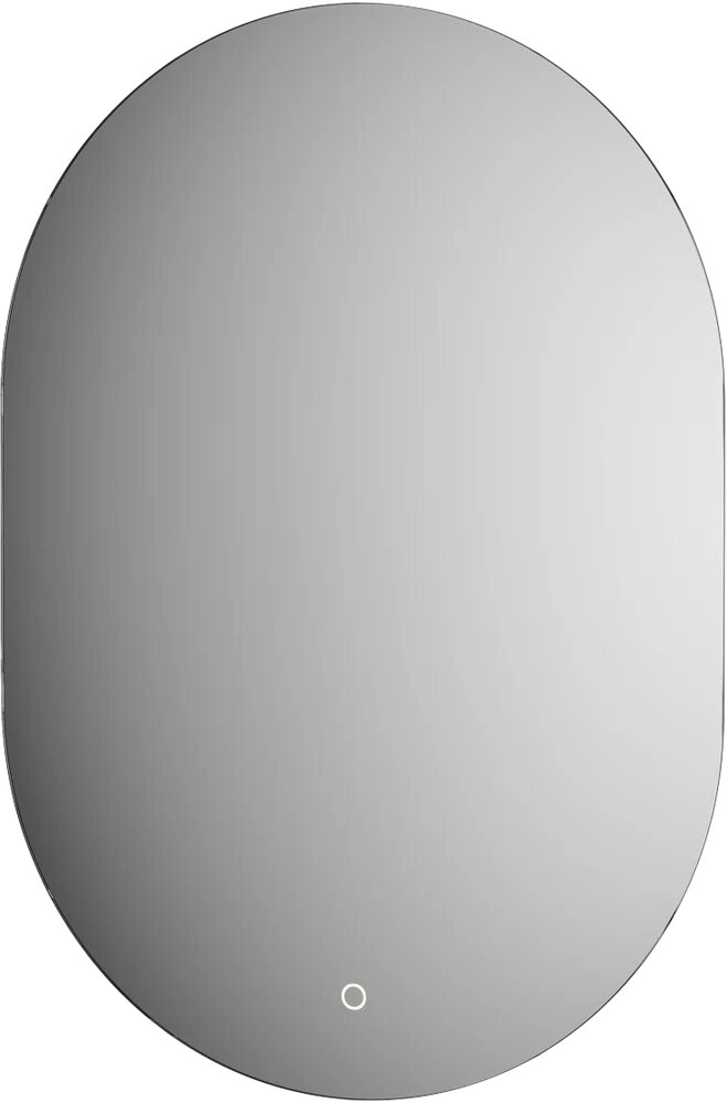 Зеркало Defesto Opti DF 2903S 50x70 со светодиодной подсветкой, 50 см, с сенсорным управлением, пластиковое, зеркало настенное в ванную, в современном ст