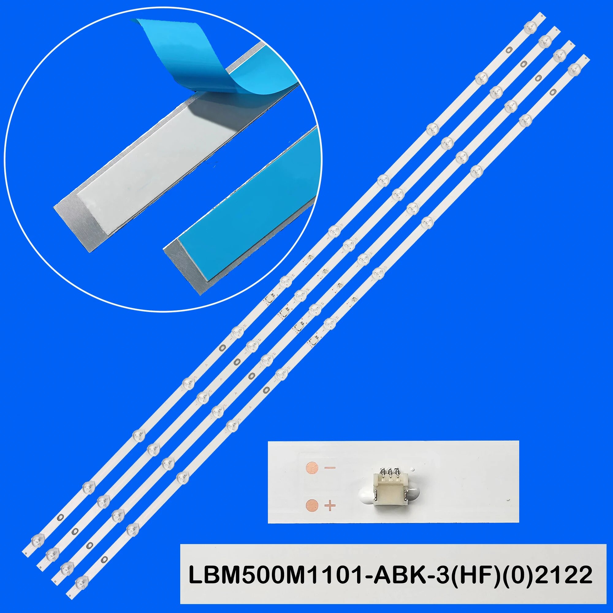 Светодиодная лента подсветки для LBM500M1101-ABK-3(HF)(0) 50PUS7506/12 50PUS7556/12 1 set