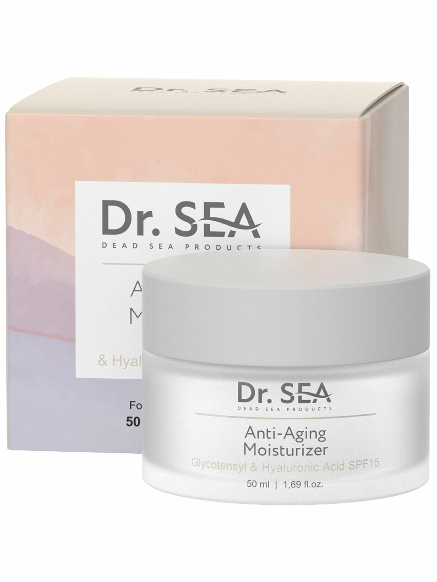 Dr. Sea Крем с комплексом кислотой увлажняющий Spf15 50 мл
