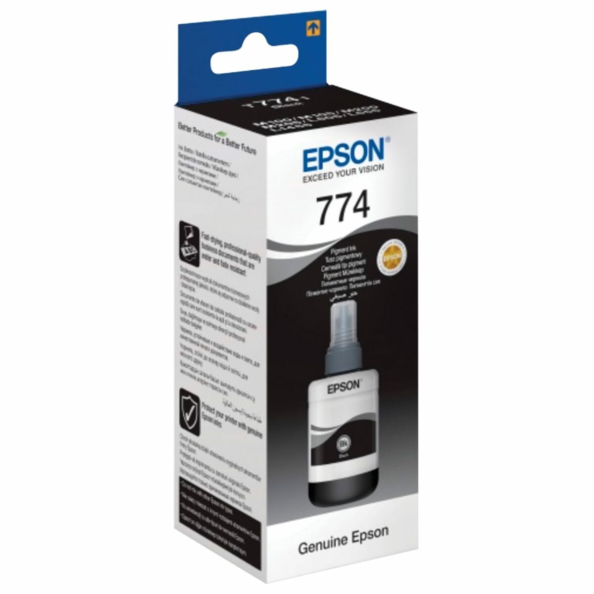 Контейнер с чернилами оригинальный Epson C13T77414A (6000 страниц) черный