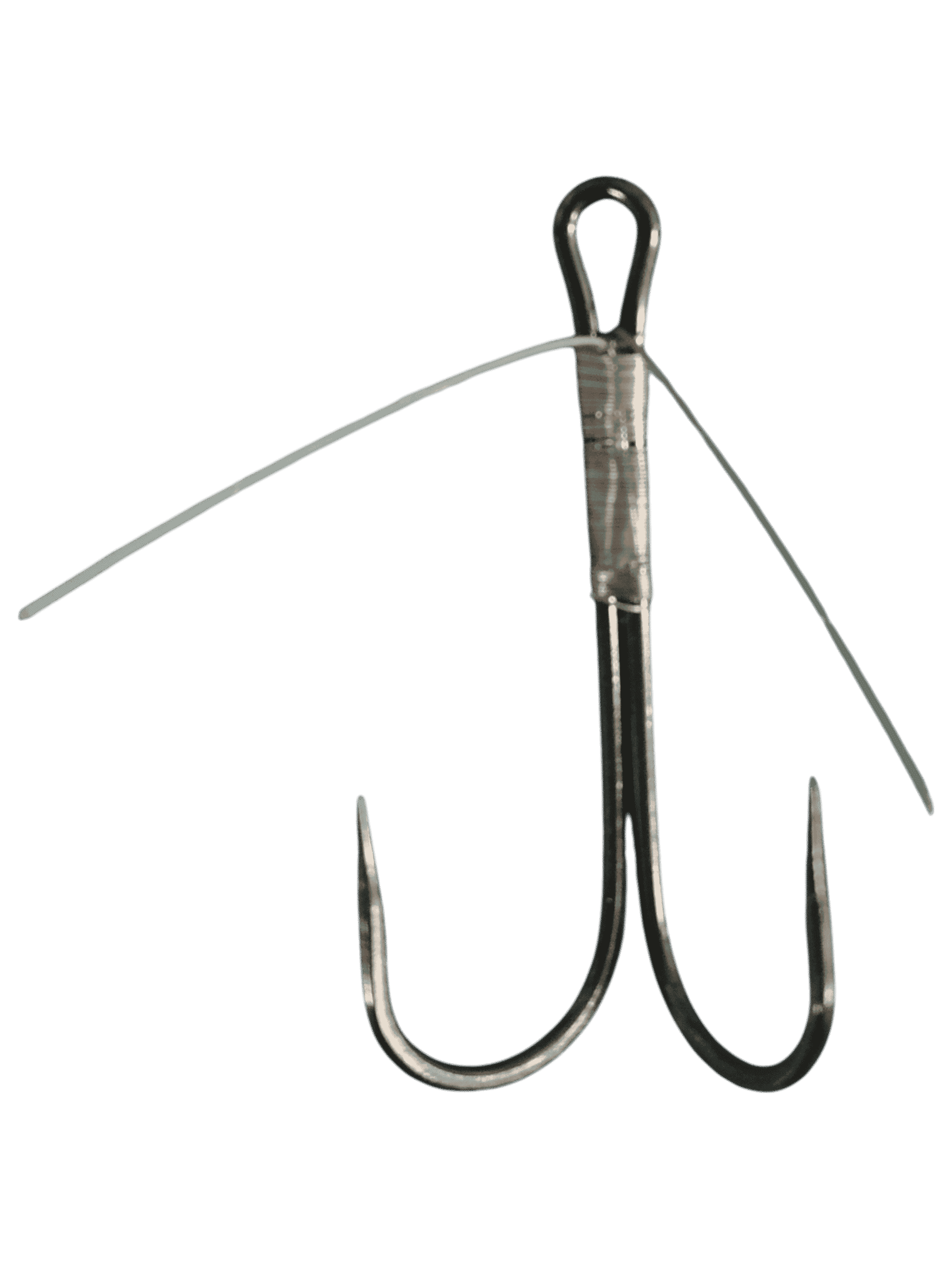 Крючок KOI "WEEDLESS DOUBLE HOOK", размер 1 (INT), цвет BN, двойник незацепляйка (уп.1шт)